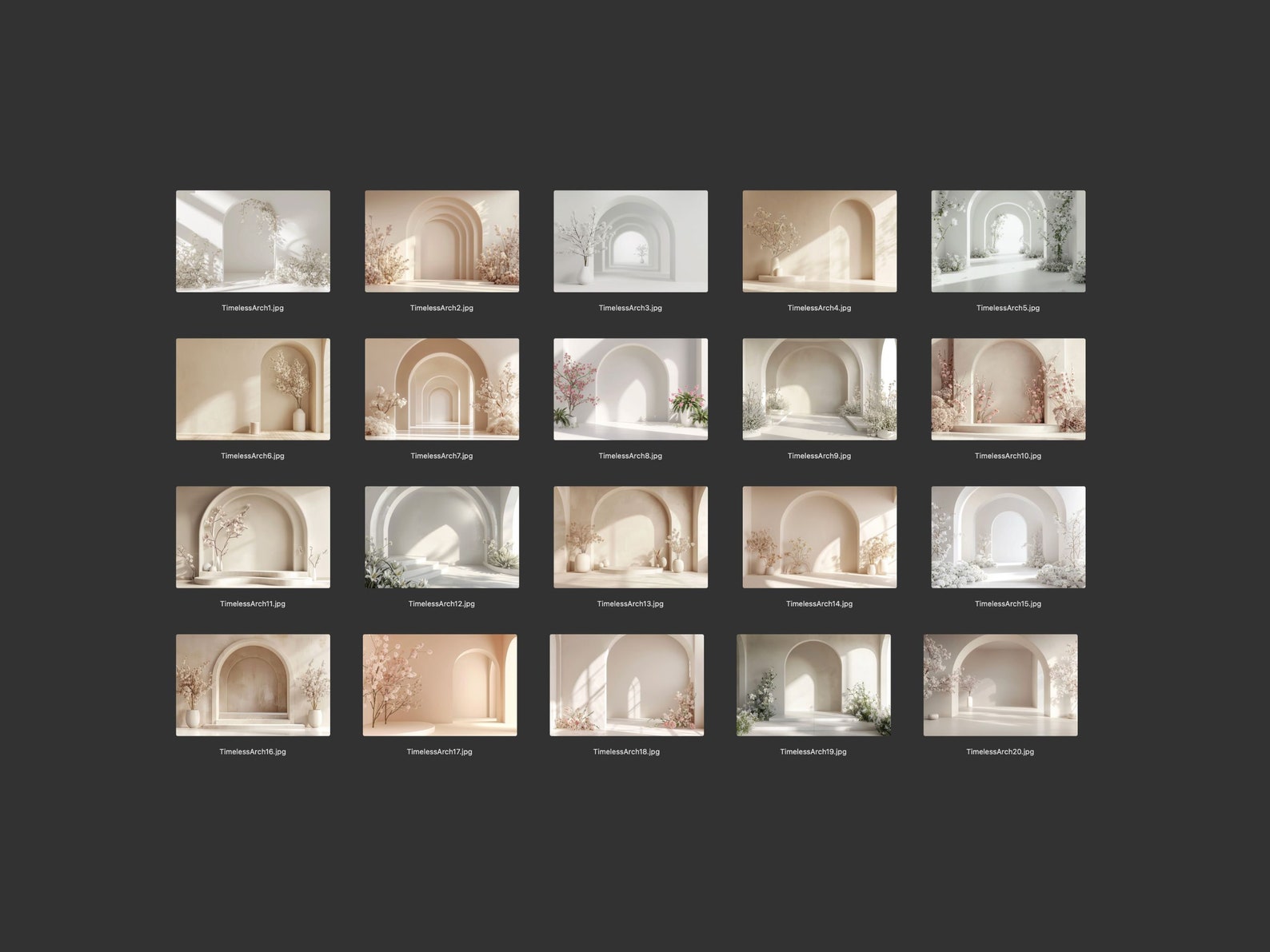 Timeless Arches Digital Backdrops, Maternity Overlays for Photoshop ...