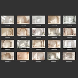 Timeless Arches Digital Backdrops, Maternity Overlays for Photoshop, Texture Overlay ...