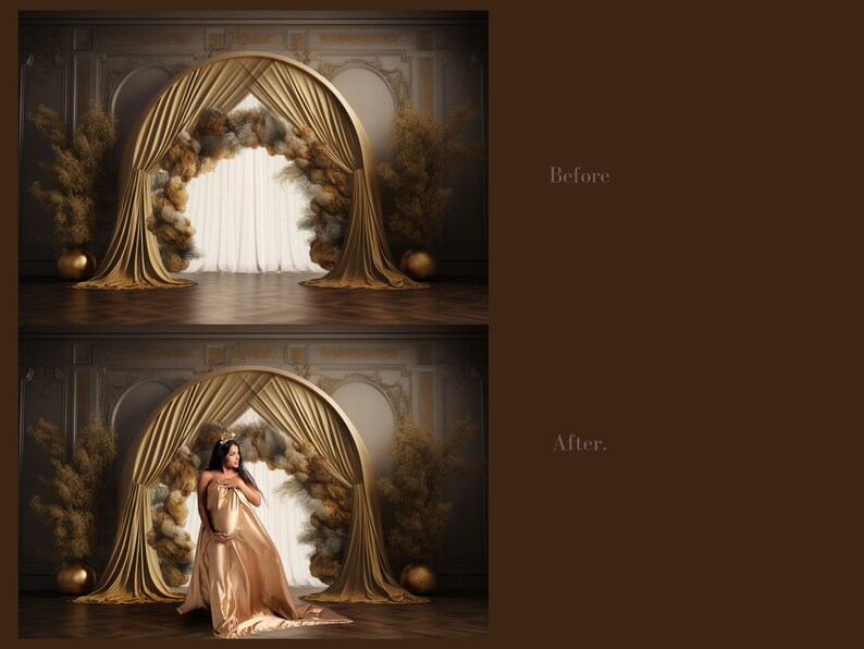 Golden Arches Maternity Backdrops, Maternity Overlays for Photoshop ...