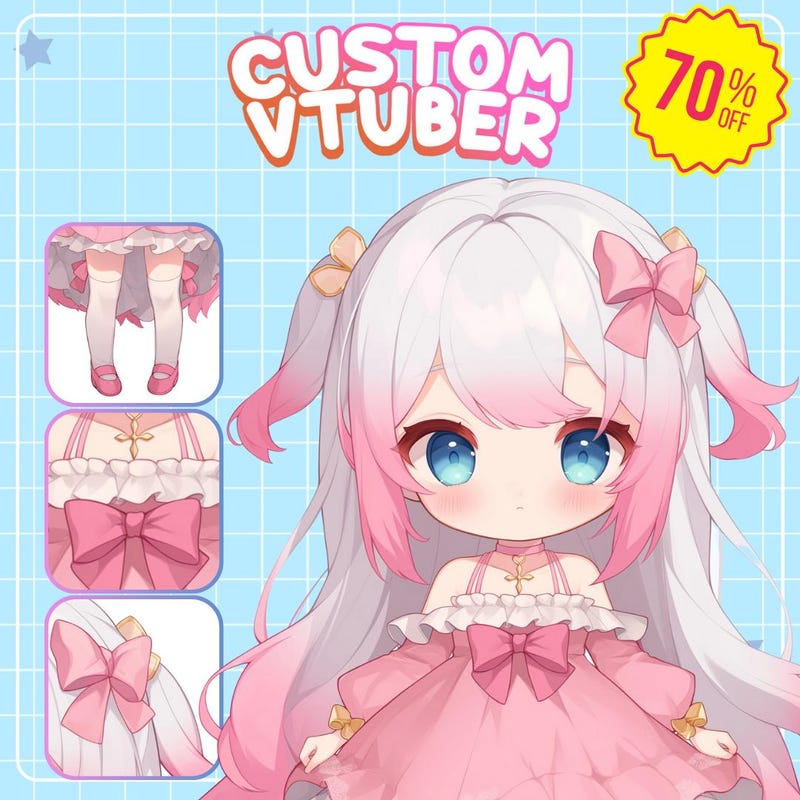 Customizable Vtuber Model - Etsy