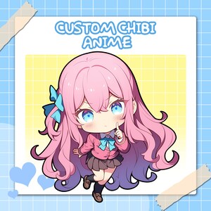 Custom Chibi Character, Chibi Anime, Chibi Pngtuber, Chibi Vtuber ...