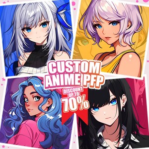 Custom PFP, Profile Picture, Profile Icon, Anime, Cute, Chibi, Avatar ...