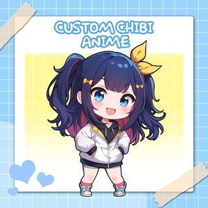 Custom Chibi Character, Chibi Anime, Chibi Pngtuber, Chibi Vtuber ...
