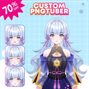 Custom Pngtuber Character Design, Vtuber Model, Anime, Avatar, Pngtuber ...