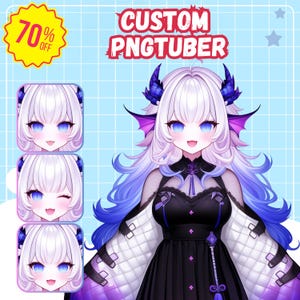 Custom Pngtuber Character Design, Vtuber Model, Anime, Avatar, Pngtuber ...