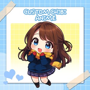 Custom Chibi Character, Chibi Anime, Chibi Pngtuber, Chibi Vtuber ...