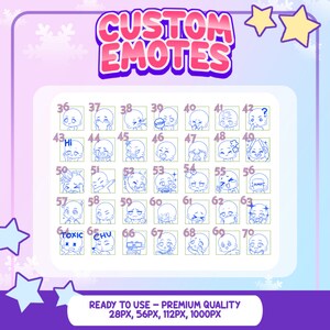 Custom Emotes Custom Emote Commissions High-quality Custom Premium ...