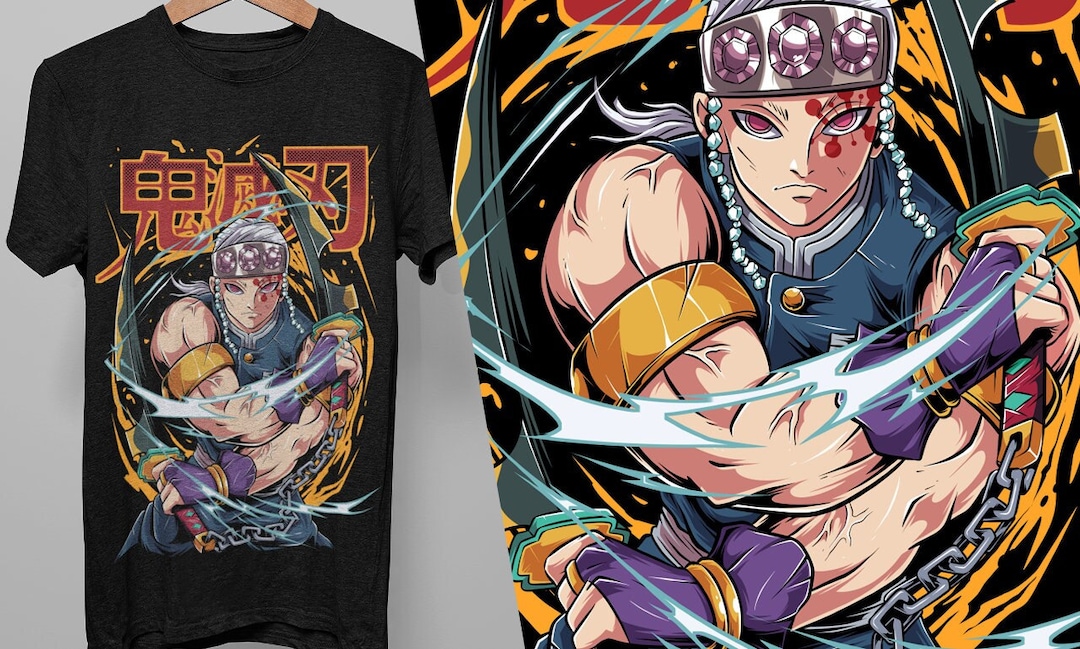 Custom Anime T-shirt Custom Anime Commission Anime T-shirt Anime Manga ...