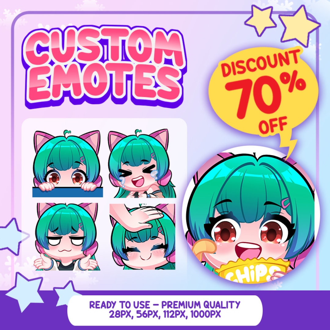 Custom Emotes Custom Emote Commissions High-quality Custom Premium ...