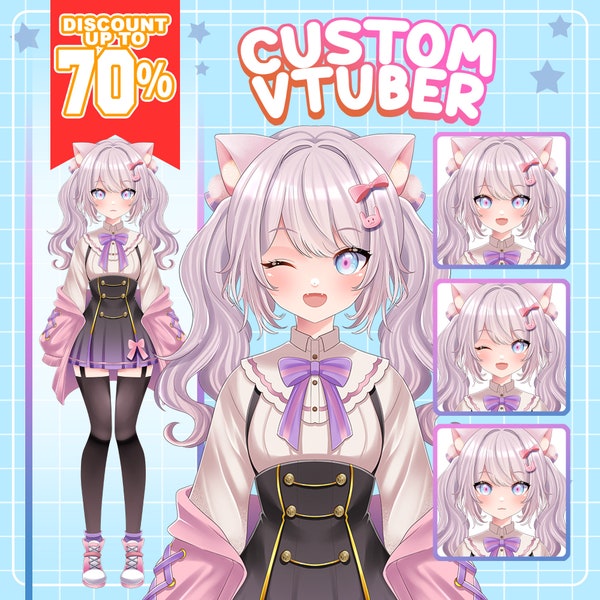 Live2d Model Free - Etsy