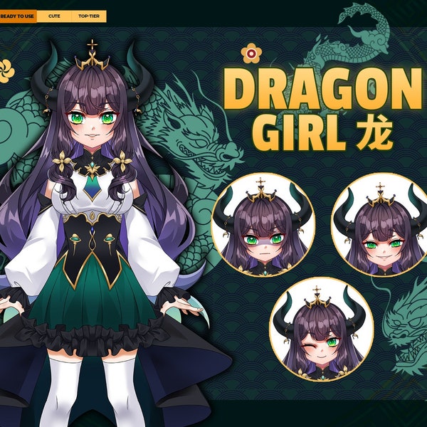 Vtuber Model Dragon - Etsy