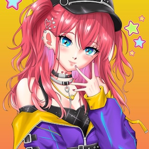 Custom Anime Profile Picture: Twitch PFP Commission - Etsy