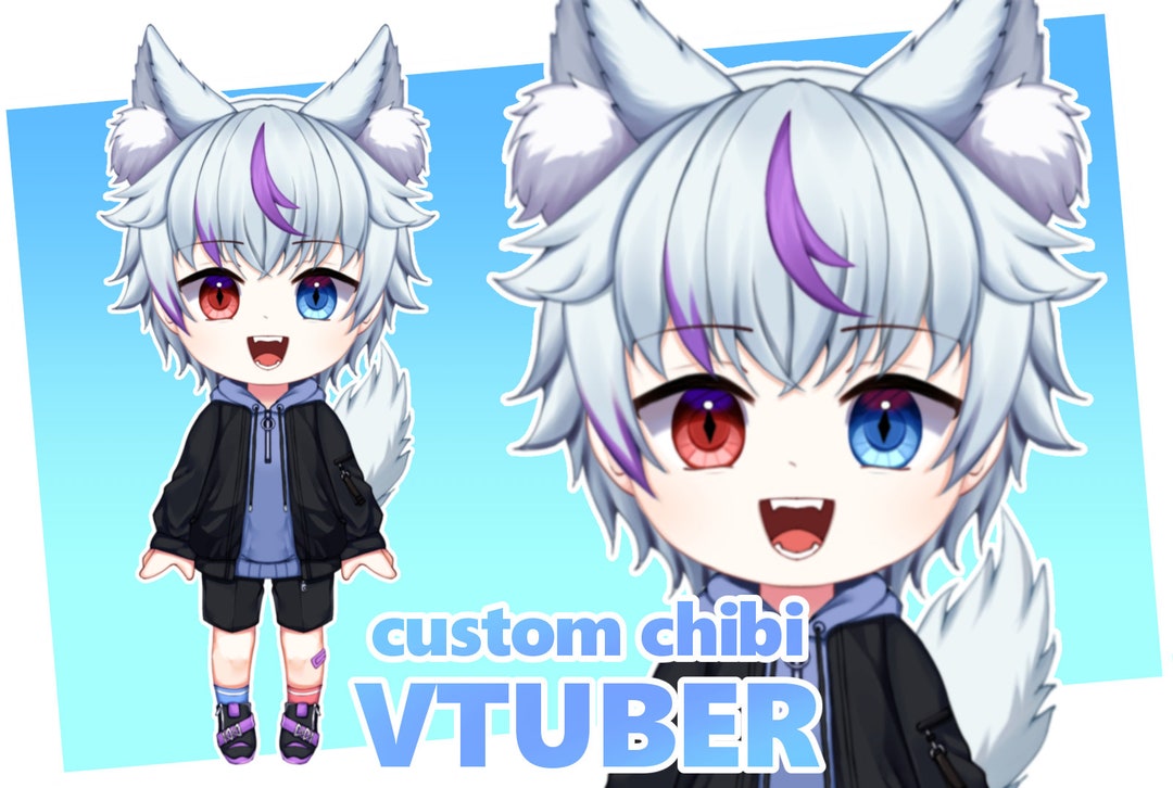 Chibi LIVE2D Vtuber Modelo Personalizado / Comisión de Rigging / Diseño ...