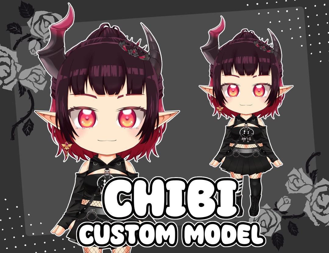Vtuber Model Custom LIVE2D Custom Vtuber Chibi Vtuber Commission Vtuber ...
