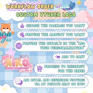 Custom Animated Vtuber Logo: Twitch/kick Streamer Watermark - Etsy