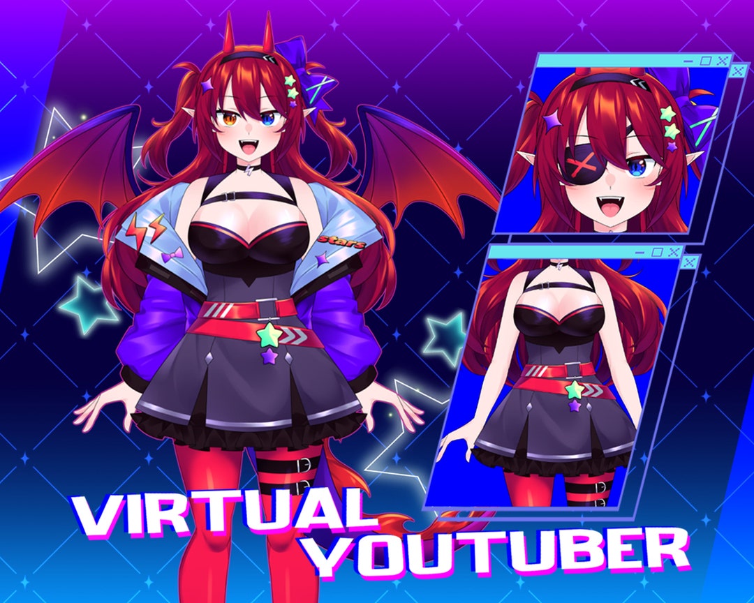 Custom Vtuber Model for Commercial Use Customizable Live2d Model Vtuber ...