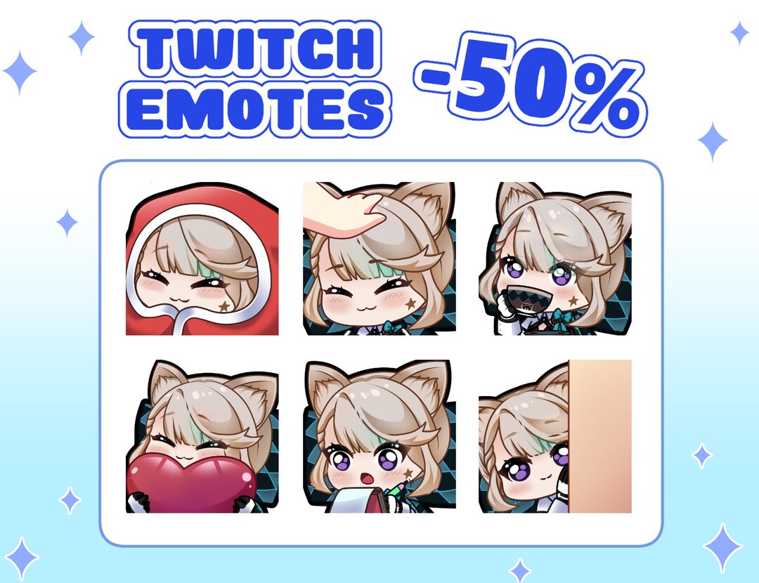 CUSTOM Emotes and Stickers for Twitch, Discord and Youtube I Emote ...