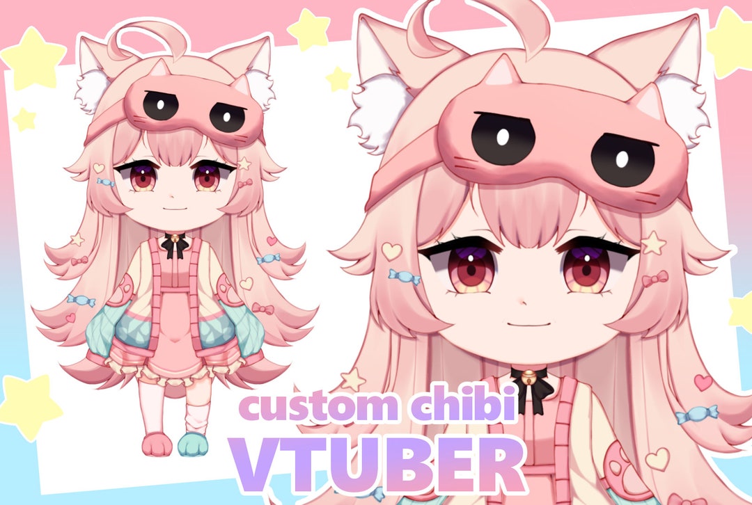 Custom Vtuber Model for Commercial Use Customizable Live2d Model Vtuber ...