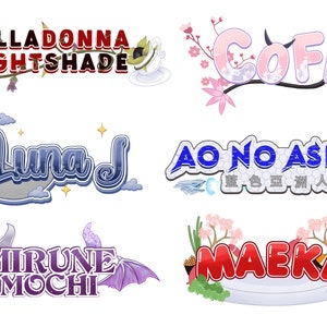 Vtuber, Vtuber Logo, Custom Vtuber Logo Commission , Custom Logo ...