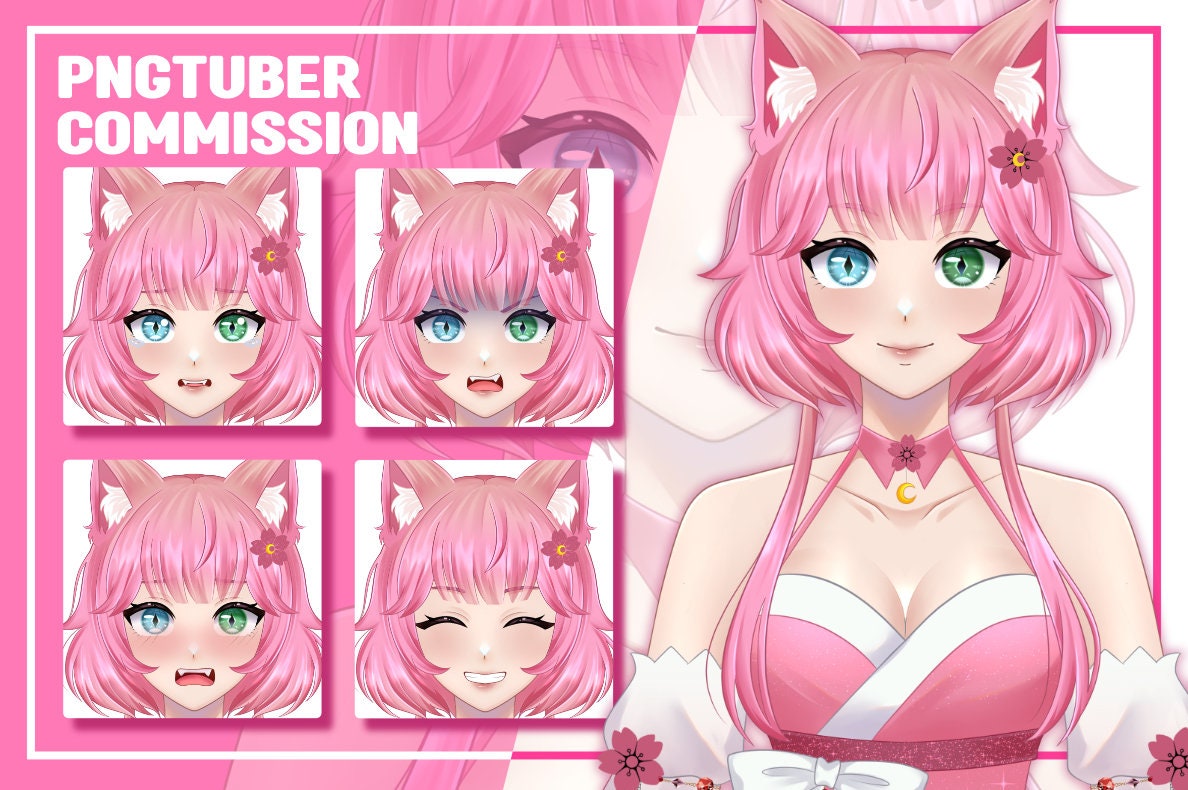 Custom PNGTUBER Pngtuber Commission Commercial Use Png - Etsy Australia