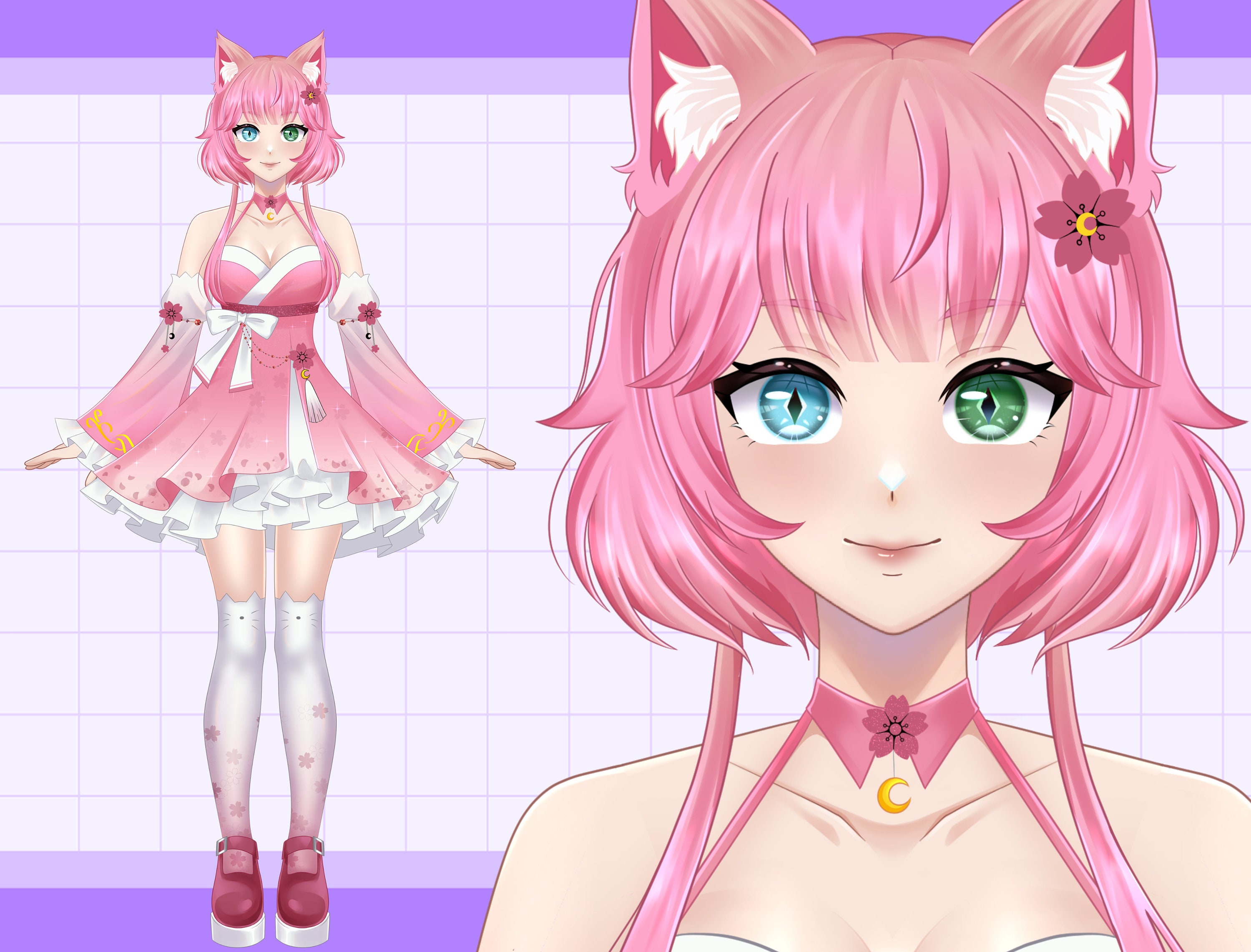 Modelo Vtuber LIVE2D personalizado / Comisión Vtuber / Diseño - Etsy México Modelo Vtuber LIVE2D personalizado / Comisión Vtuber / Diseño - Etsy México