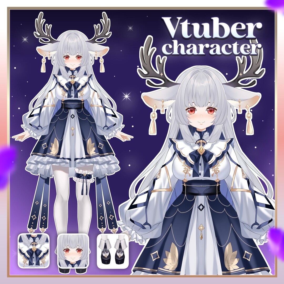 Custom Vtuber Live2d Model | Vtuber Male & Female | Vtuber Commission ...