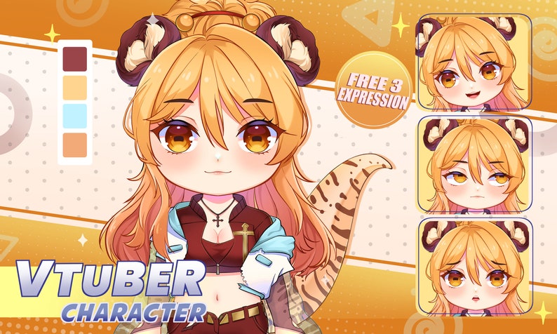 Custom LIVE2D Vtuber Model | Vtuber Commission | Vtuber Design | Vtuber ...