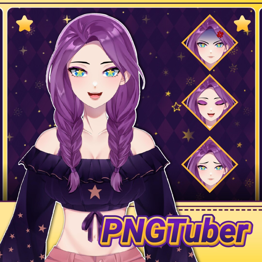 Custom PNGTUBER | Pngtuber Commission | Pngtuber Model | Png Tuber ...