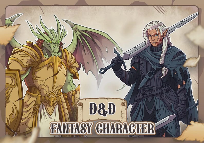 Custom Dnd Character Art | Dungeons and Dragons | Art Illustration ...