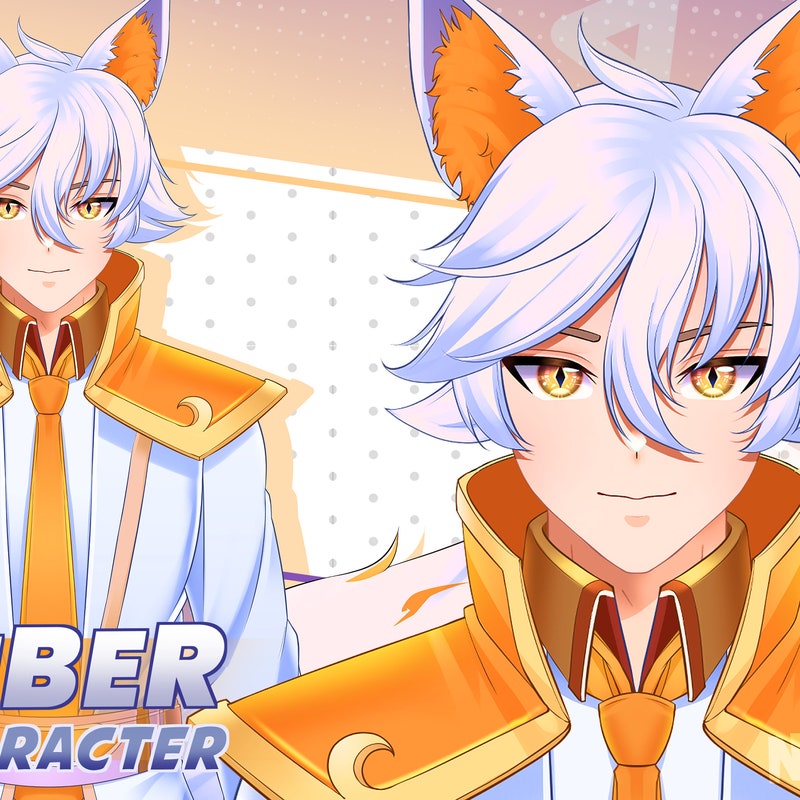 Vtuber Male Model Live2d - Etsy
