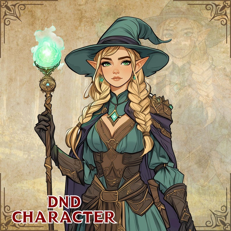 Custom Dnd Character Art | Fantasy Portrait Commission - Etsy Australia