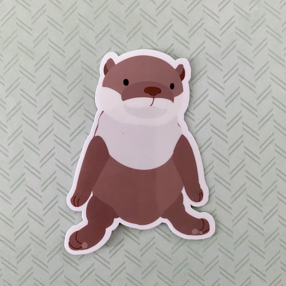 Sea Otter Sticker Wild Animals Waterproof Stickers - Etsy