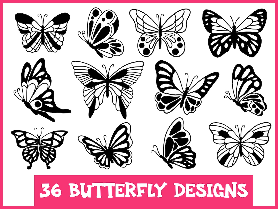 Butterfly Svg, Butterfly Clipart,butterflies Svg,butterfly Silhouette ...