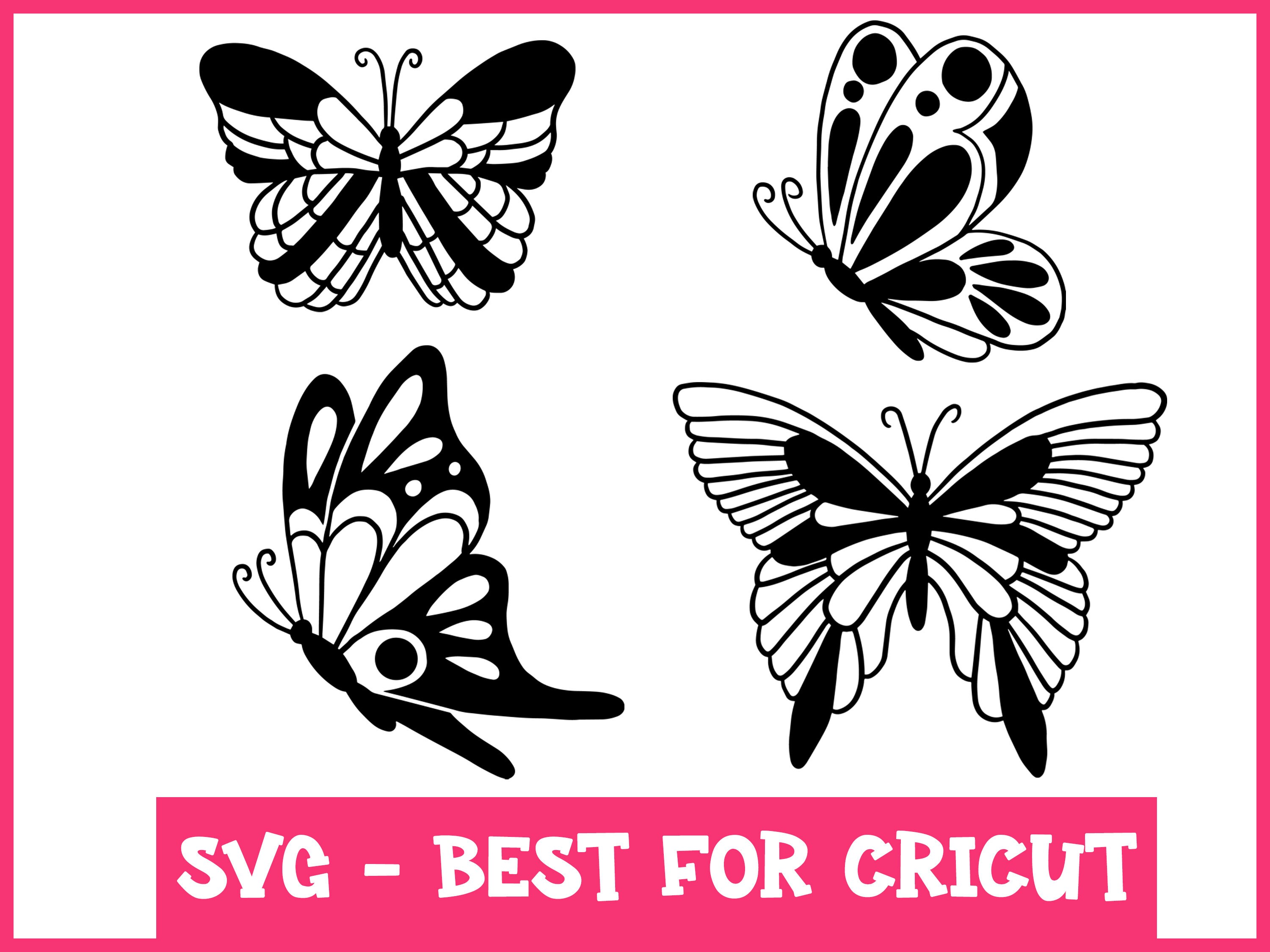 Butterfly Svg, Butterfly Clipart,butterflies Svg,butterfly Silhouette ...