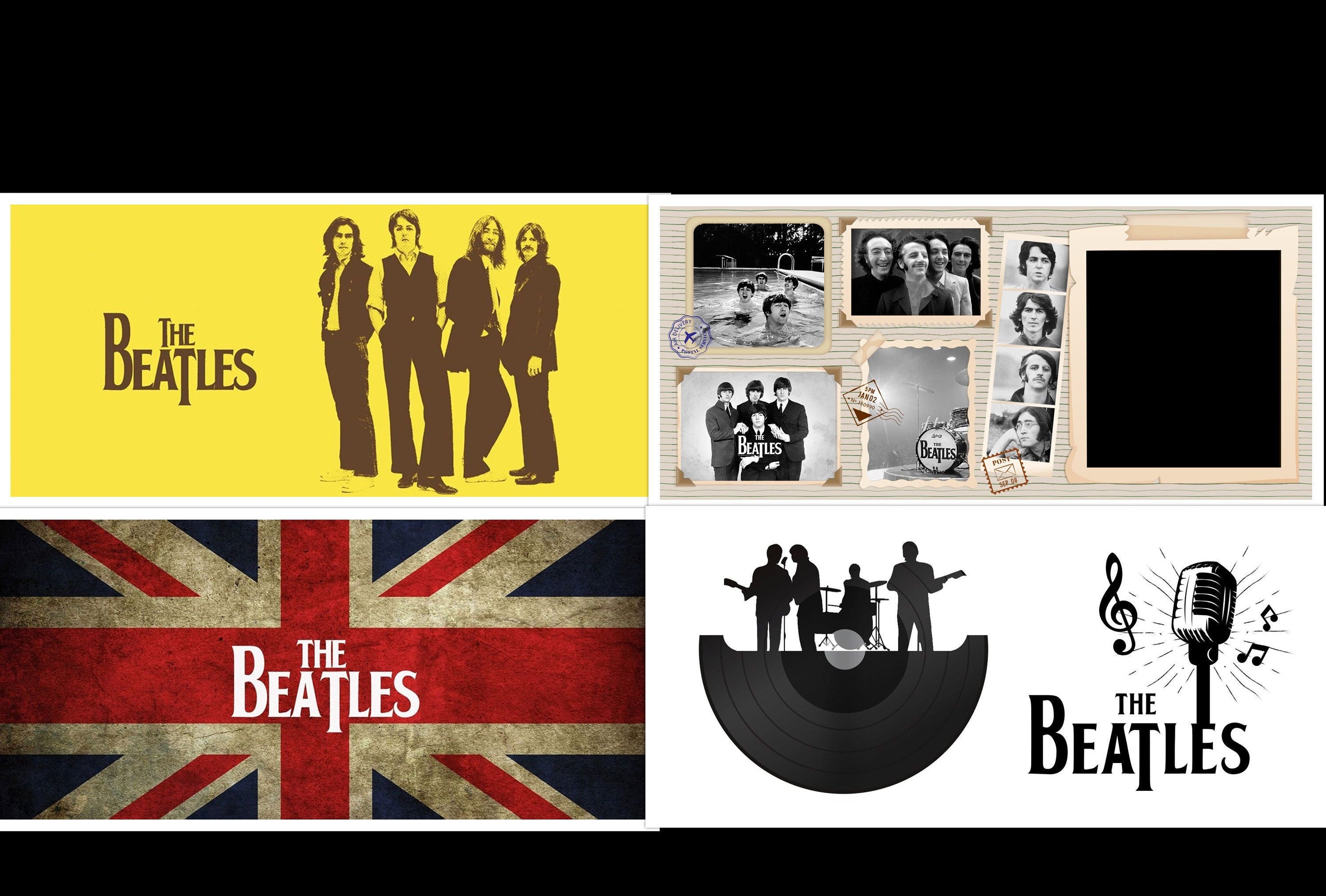 21 THE BEATLES Digital Design Mug Cup Design, Pencil Case Design ...