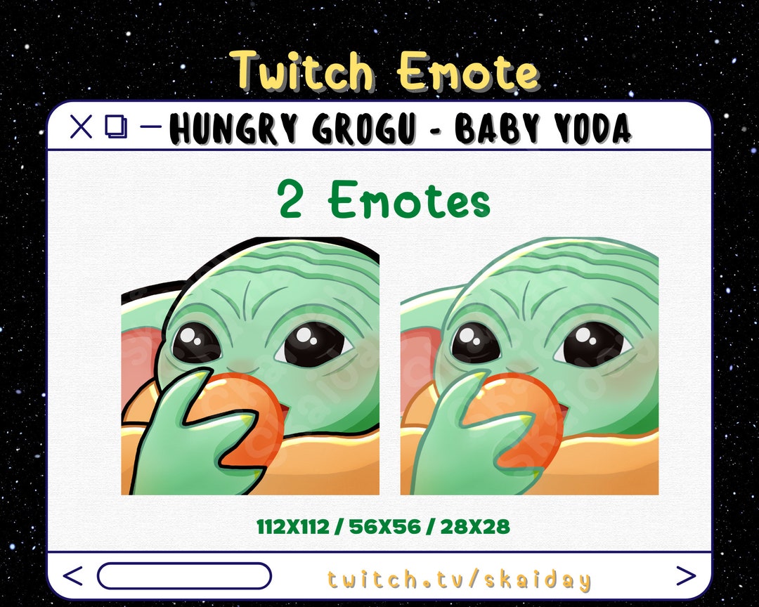 Grogu Emote Pack Baby Yoda Mandalorian Star Wars Cute Eating Snacking ...