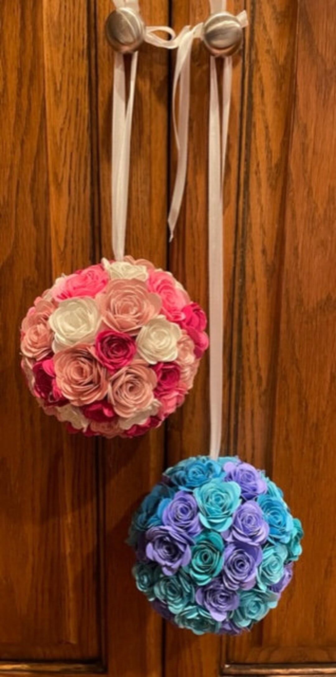 Paper Flower Decorative Globes - Etsy