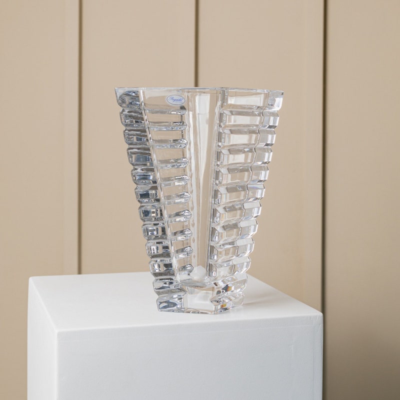 Conical Glass Vase - Etsy