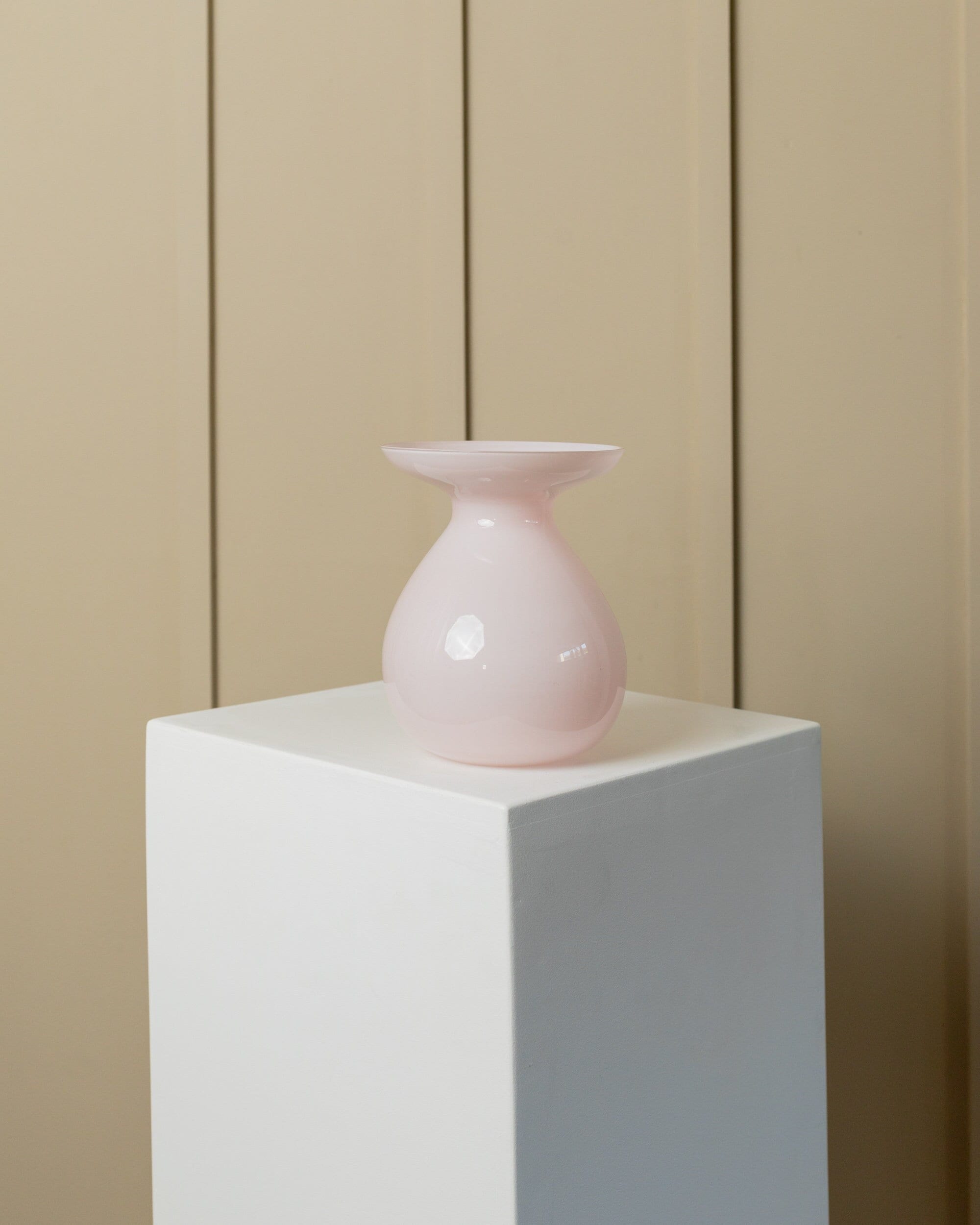 Pink Vintage Glass Vase - Design Barbro Wesslander & Pia Amsell for ...