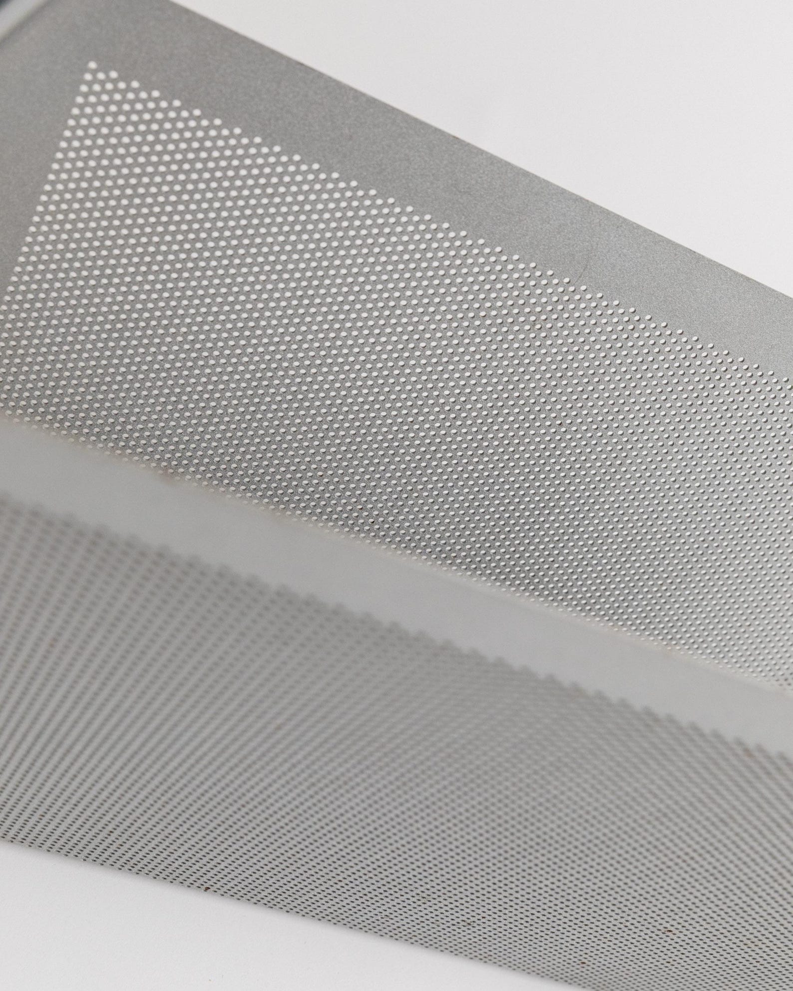 Vintage Metal Magazine Rack by Mascagni - Perforated, Chrome-plated ...