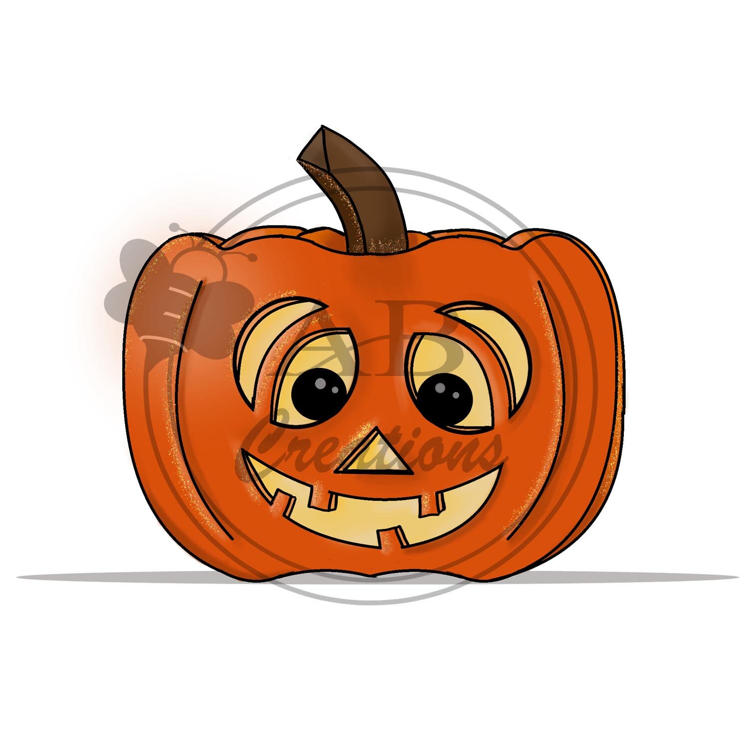 Halloween PNG, Pumpkin Clipart, Fall Digital Art, Clipart, Cute Clipart ...