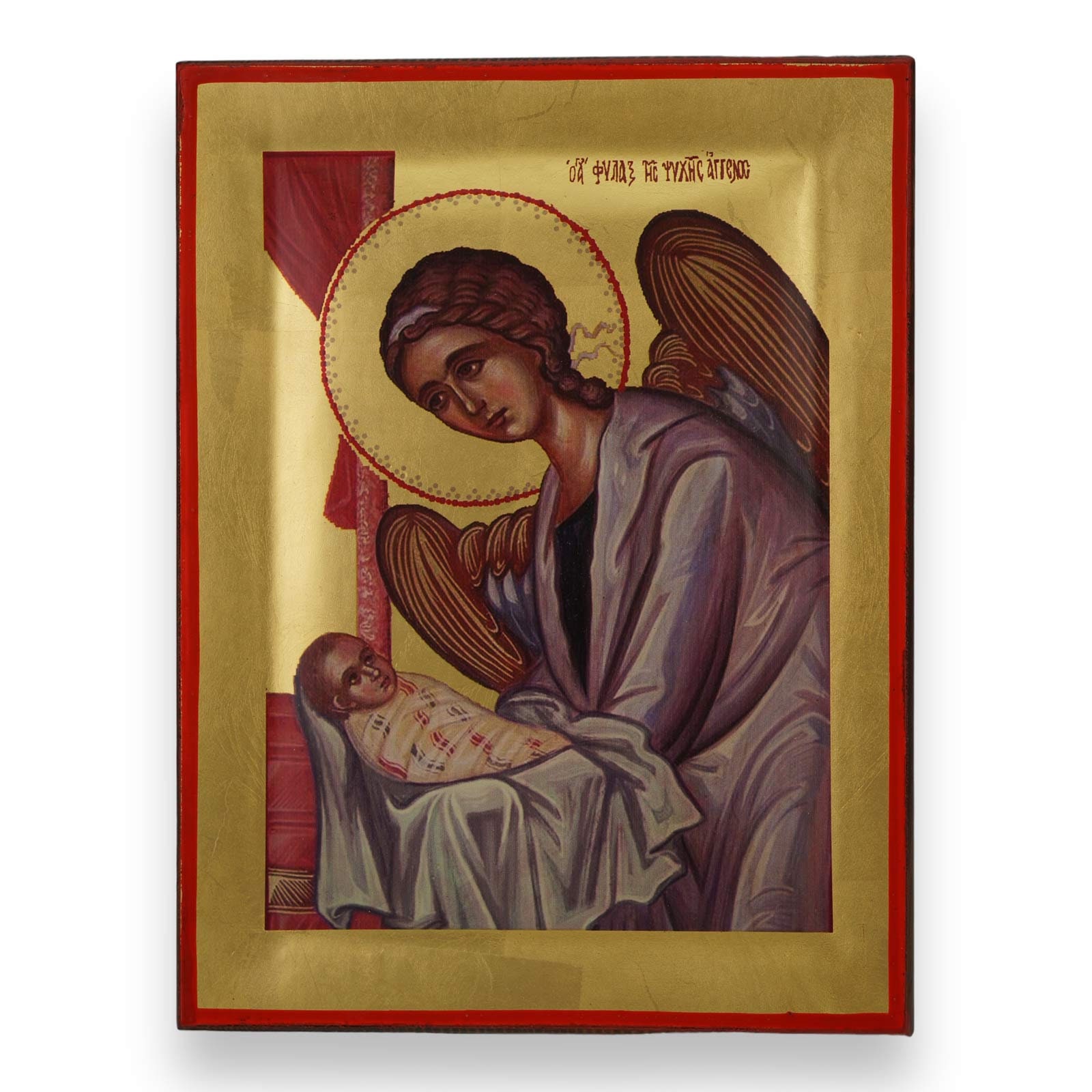 The Guardian Angel Icon Premium Christian Orthodox Icon Byzantine Art ...