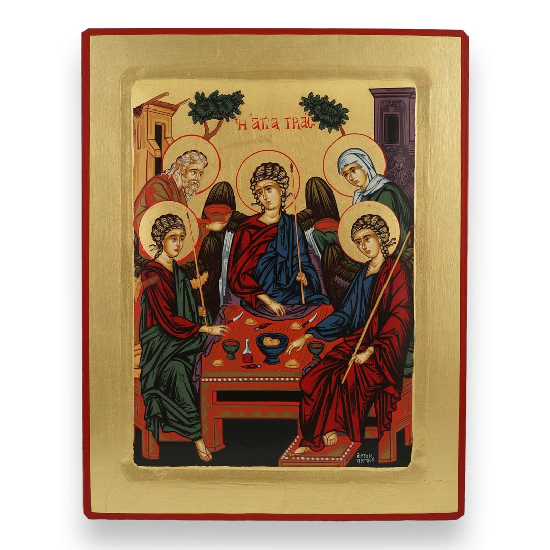 The Trinity Icon Premium Byzantine Icon Gift-ready - Etsy