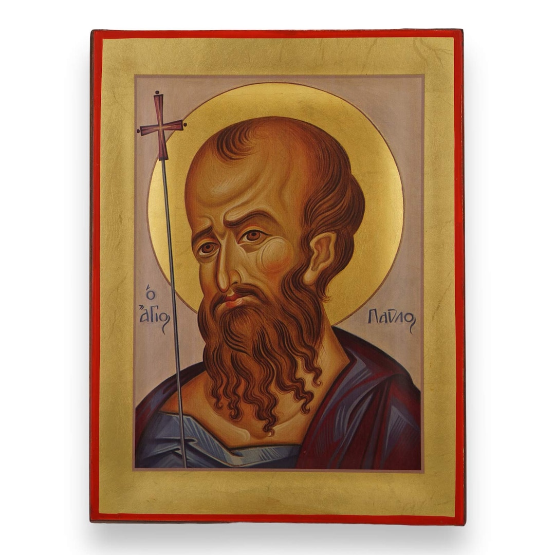 St Paul Icon Premium Byzantine Icon Gift-ready Orthodox Art for Home ...