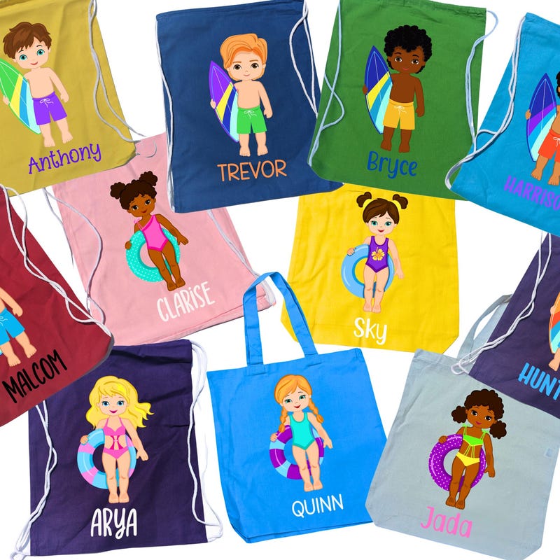 Kids Cartoon Backpack - Etsy