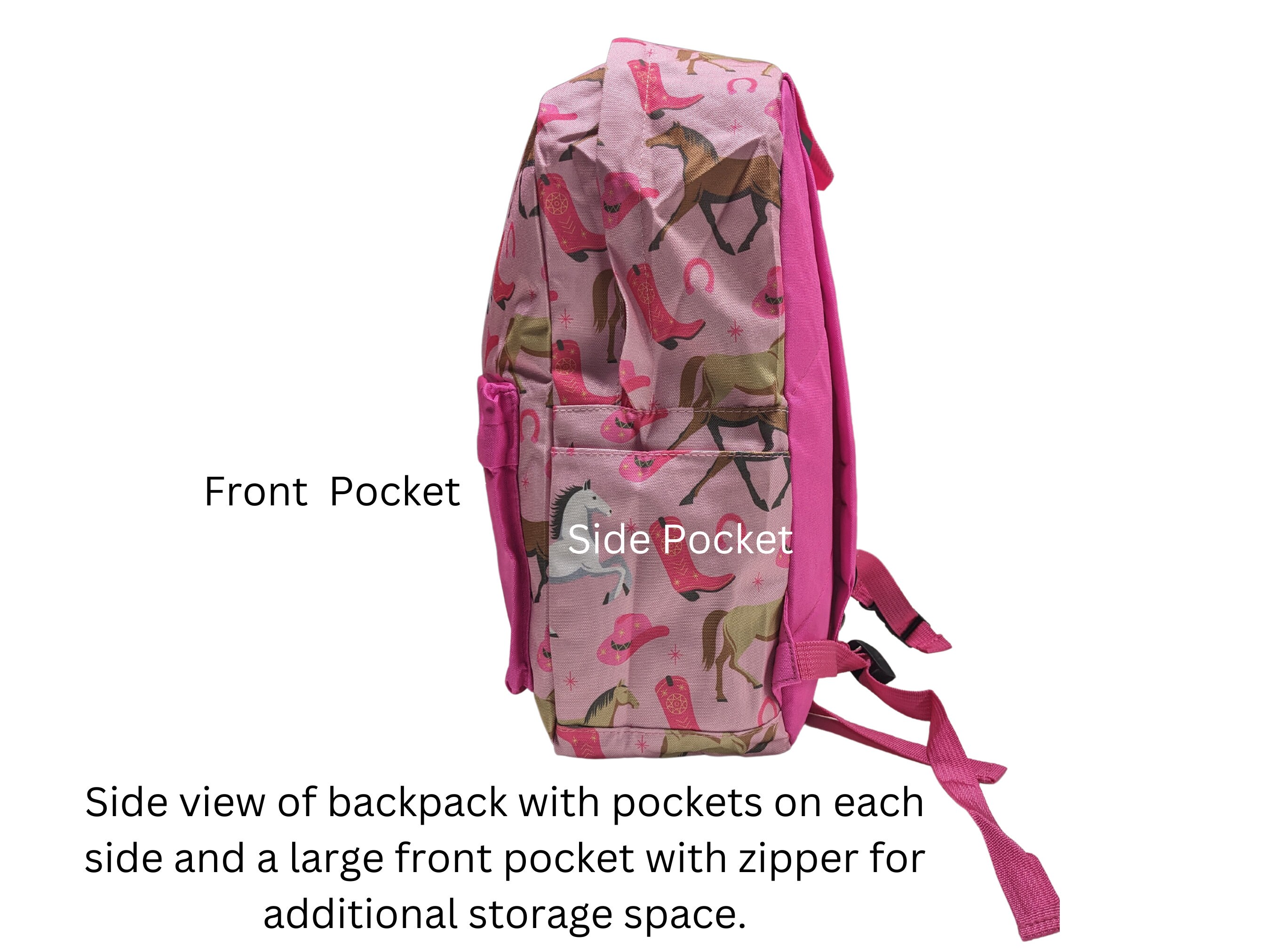 Horse Backpack Personalized Matching Lunch Box Set With Thermos Horse ...