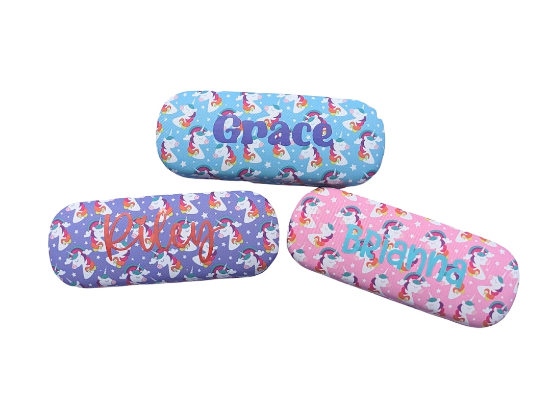 Eyeglass Case Personalized Kids Glasses Case, Hard Glasses Case With ...