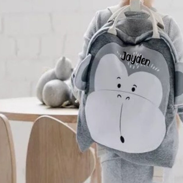 Monkey Backpack - Etsy