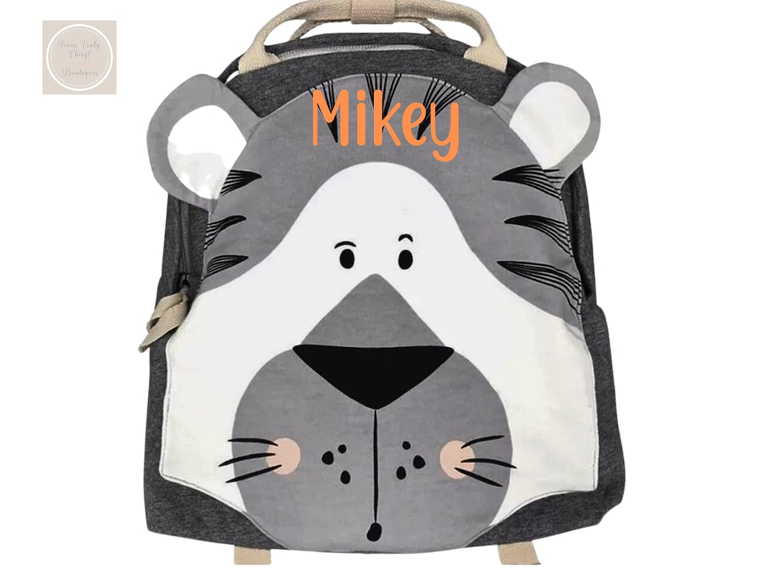 Personalized Tiger Backpack Tiger Gift for Kids Animal Bag - Etsy