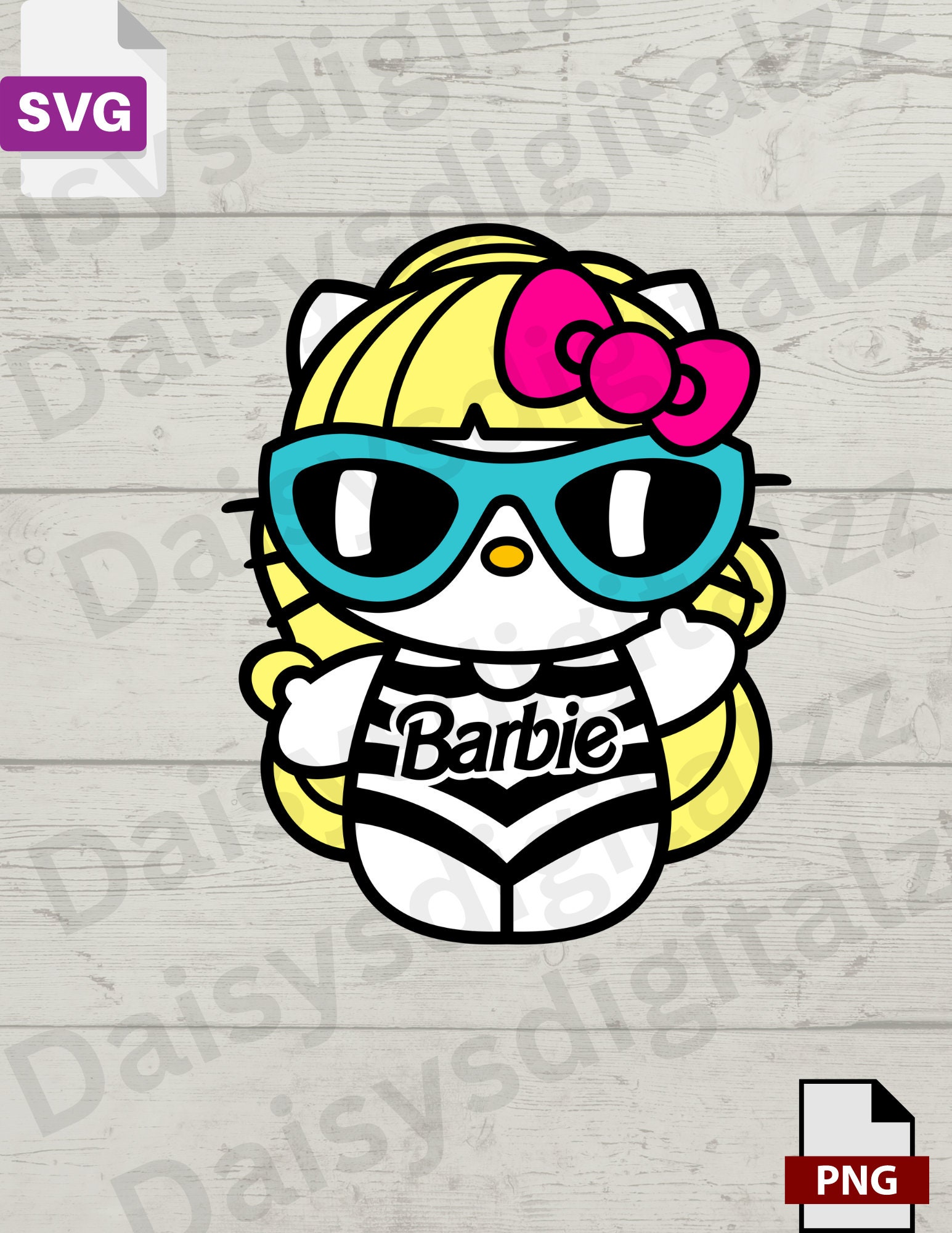 Barbie Kitty Svg Png - Etsy